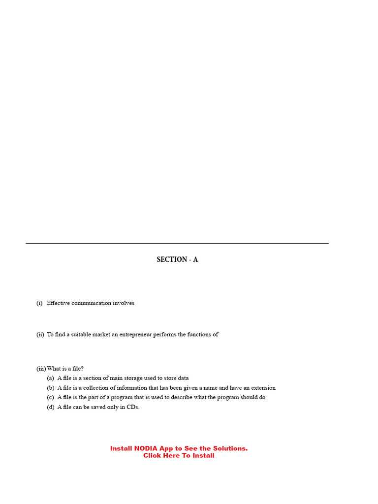 Sample Papaer 3 Unsolved | PDF