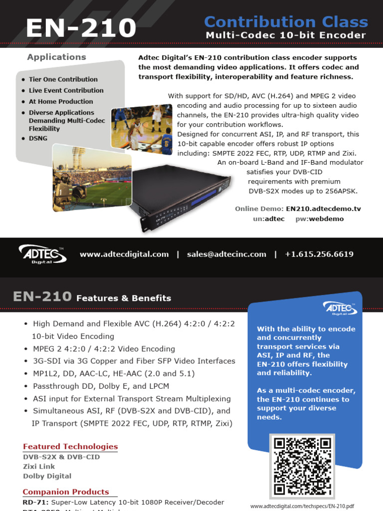 Adtec EN-210 DS | PDF