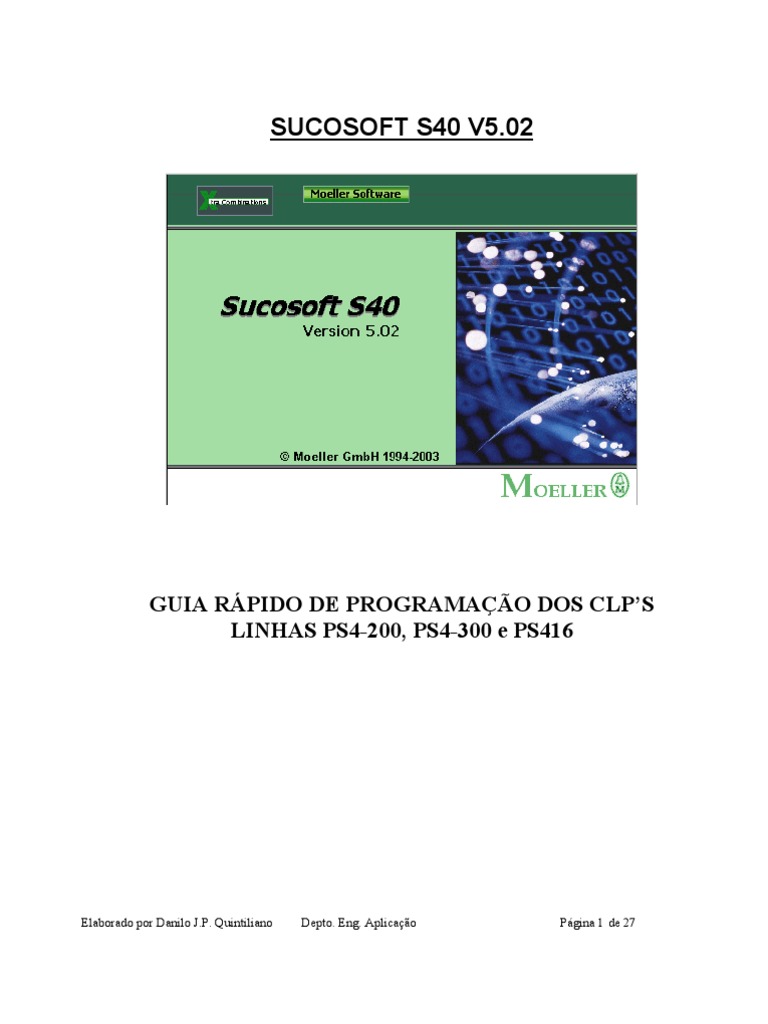 Manual Sucosoft | PDF | Controlador lógico programável | Programa de computador