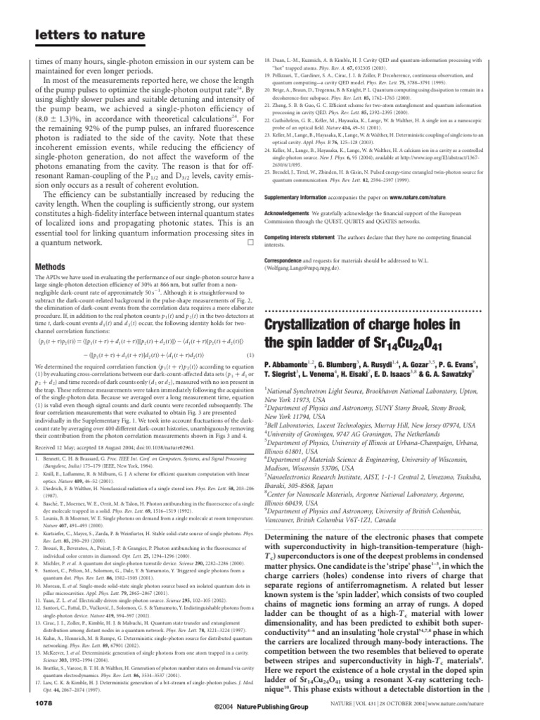 Abbamonte 2004 | PDF