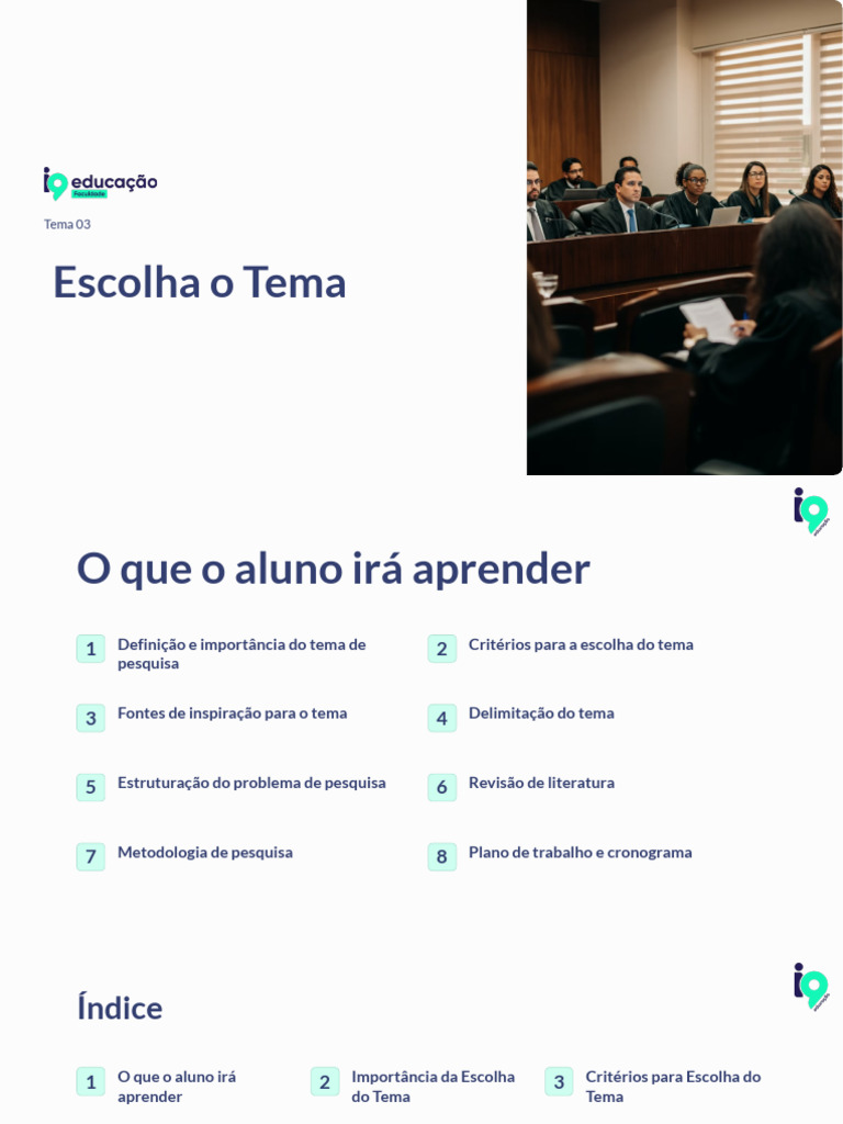 E-Book - Escolha o Tema | PDF
