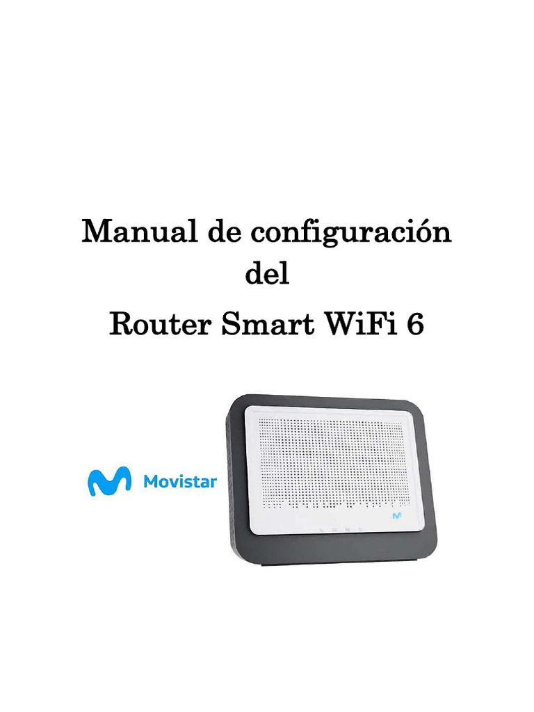 Manual de Configuración Del Router Movistar | PDF