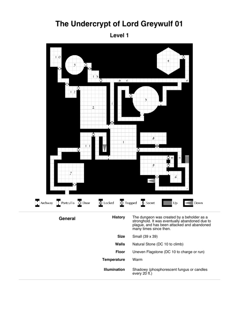 The Undercrypt of Lord Greywulf 01 | PDF