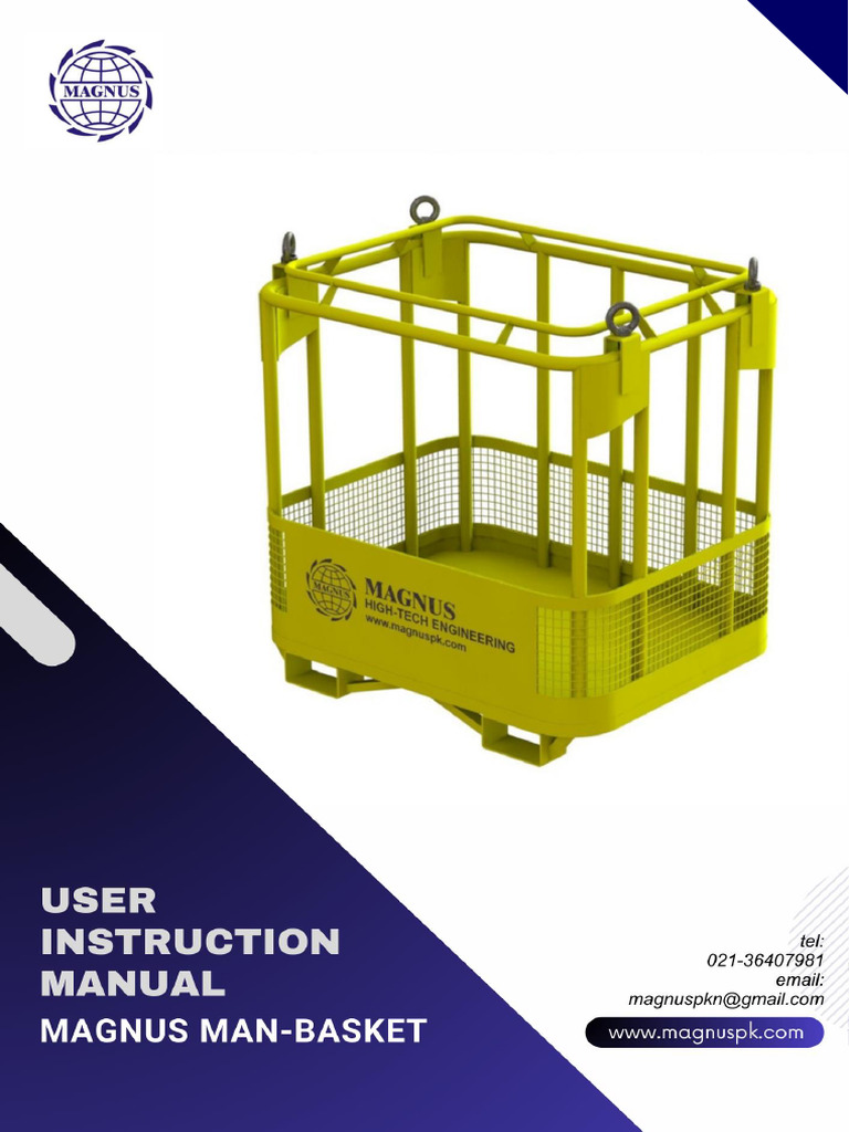Manbasket General Manual | PDF