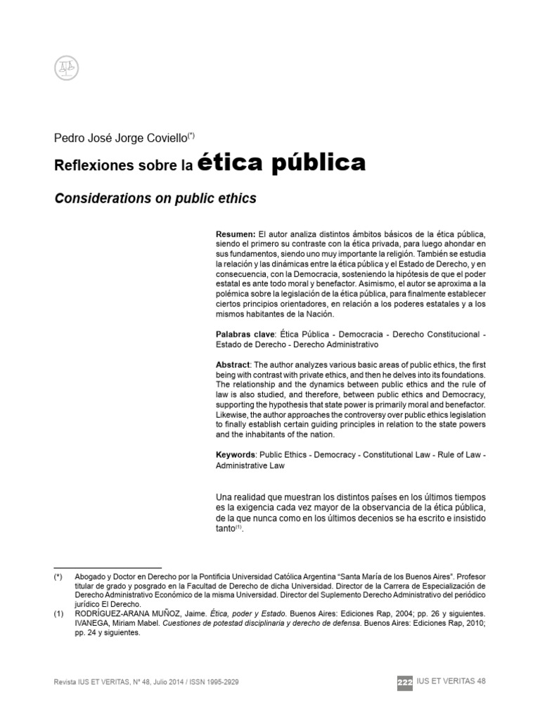 Etica Publica | PDF