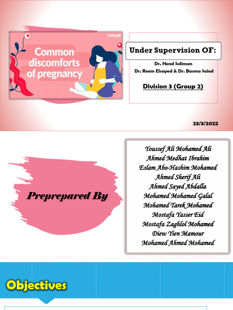 Minor Discomfort During Pregnancy | PDF | Pregnancy | Wellness