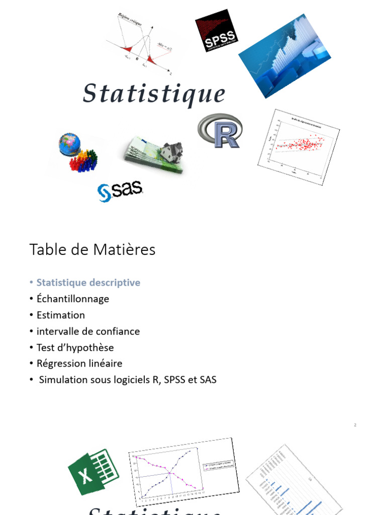 Statistique Descriptive Partie I Et II | PDF