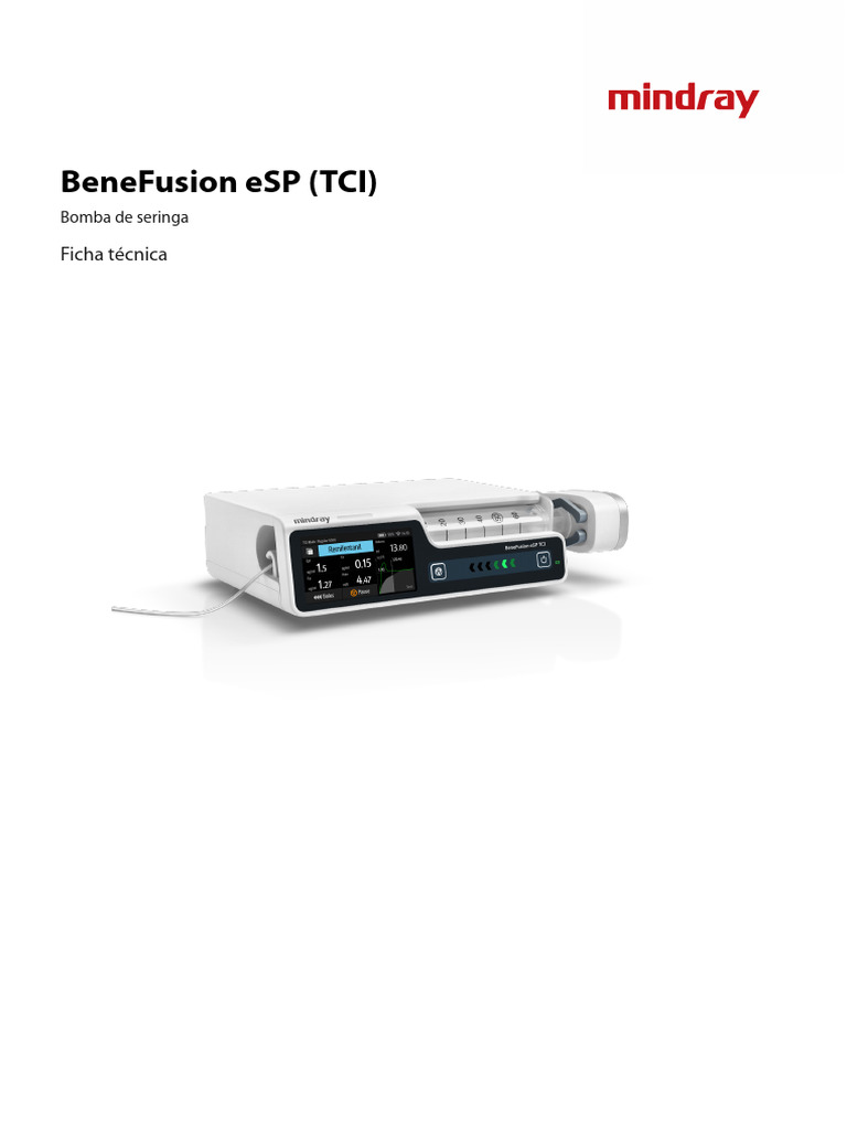 BeneFusion eSP TCI-Data Sheet-PT-BR-20201118 | PDF