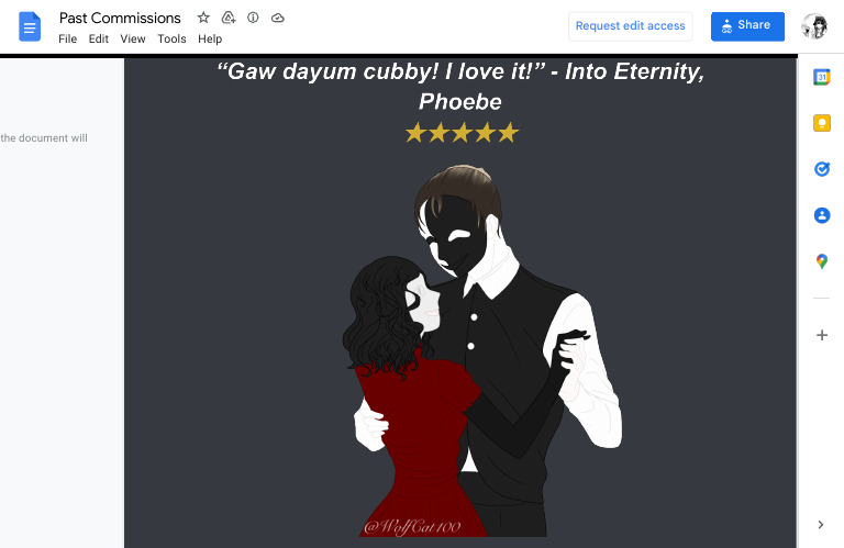 Past Commissions | PDF