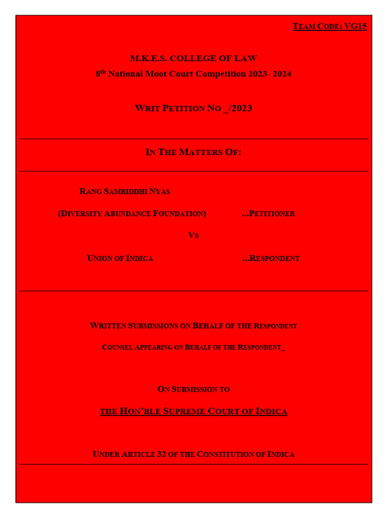 VG15 Respondents | PDF