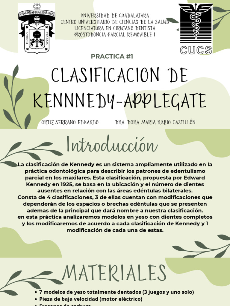 Clasificacion de Kennnedy-Applegate | PDF