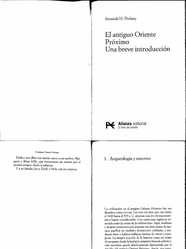 El Antiguo Oriente Proximo, Una Breve Introduccion | PDF