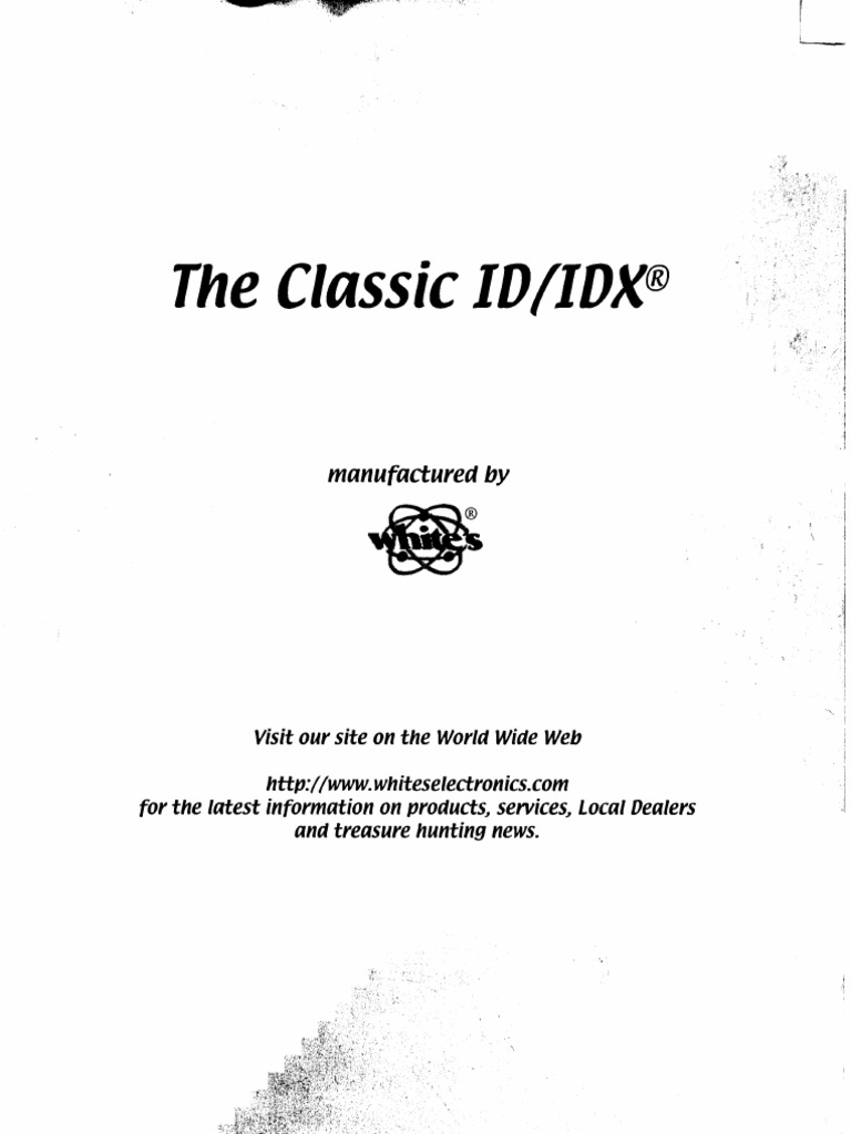 Classic ID IDX Instruction Manual | PDF