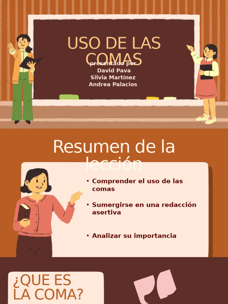 Uso de Las Comas | PDF