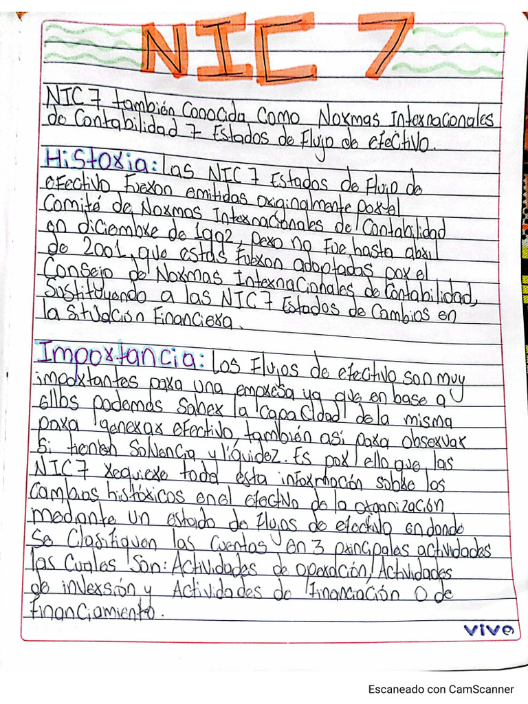 Ana Lizeth López Castillo, Resumen NIC 7, Administración Financiera | PDF