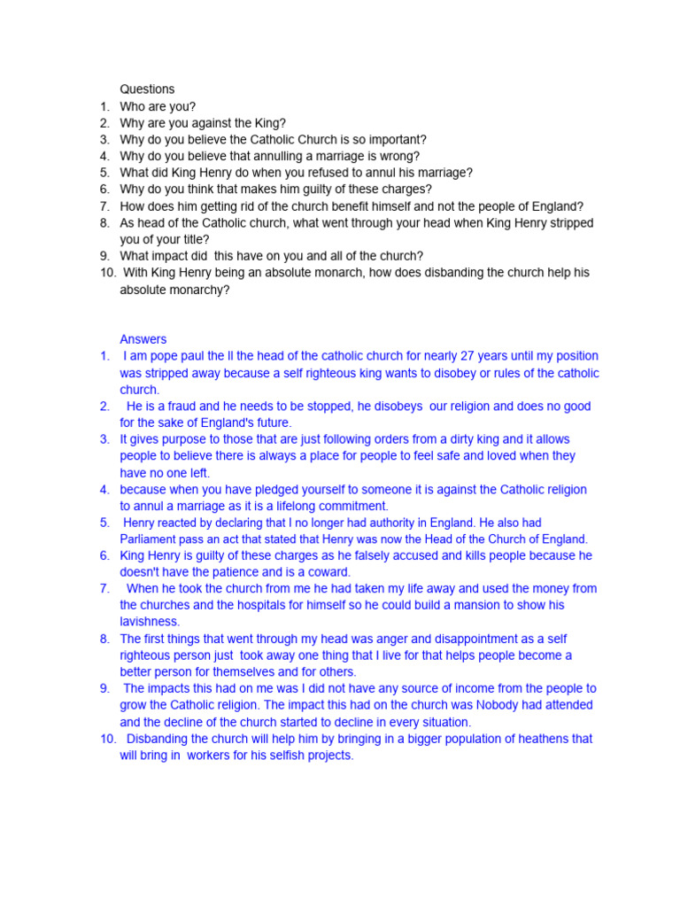 Mock Trial Questions Assesment | PDF