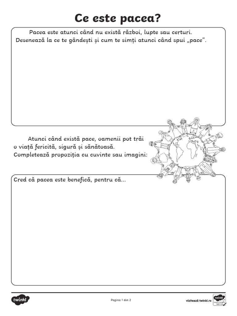 Ce Este Pacea Fisa de Lucru - Ver - 1 | PDF