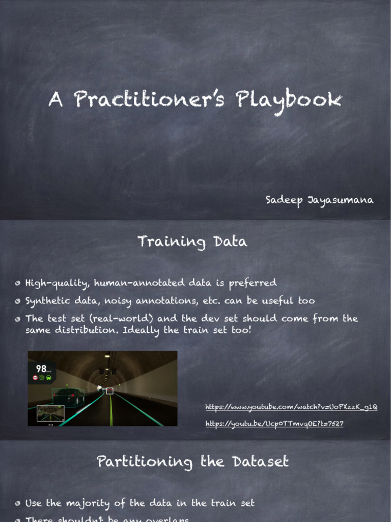 05 - A Deep Learning Practitioners Playbook | PDF