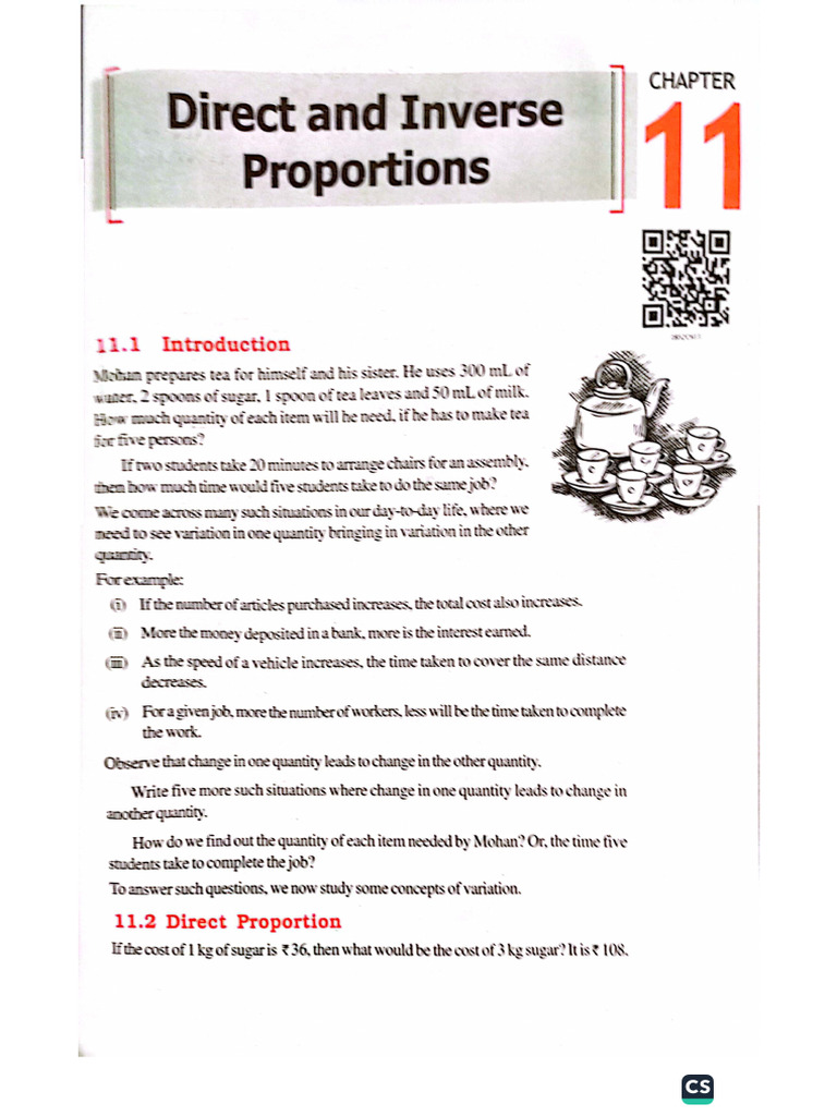 Direct and Inverse Proportions-1 | PDF | Technology & Engineering