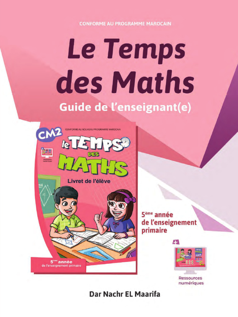 Guide pédagogique pour les maths CM2 | PDF | Apprentissage | Pédagogie