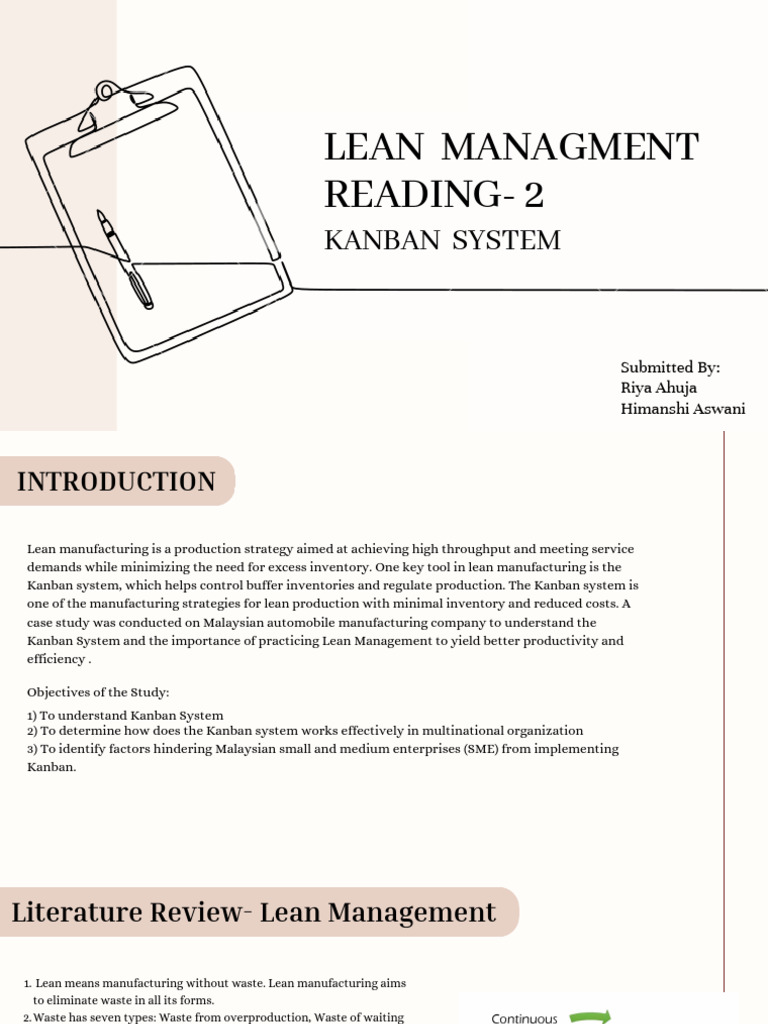 Lean Managment Reading - 1 - 20231016 - 235409 - 0000 | PDF | Lean ...