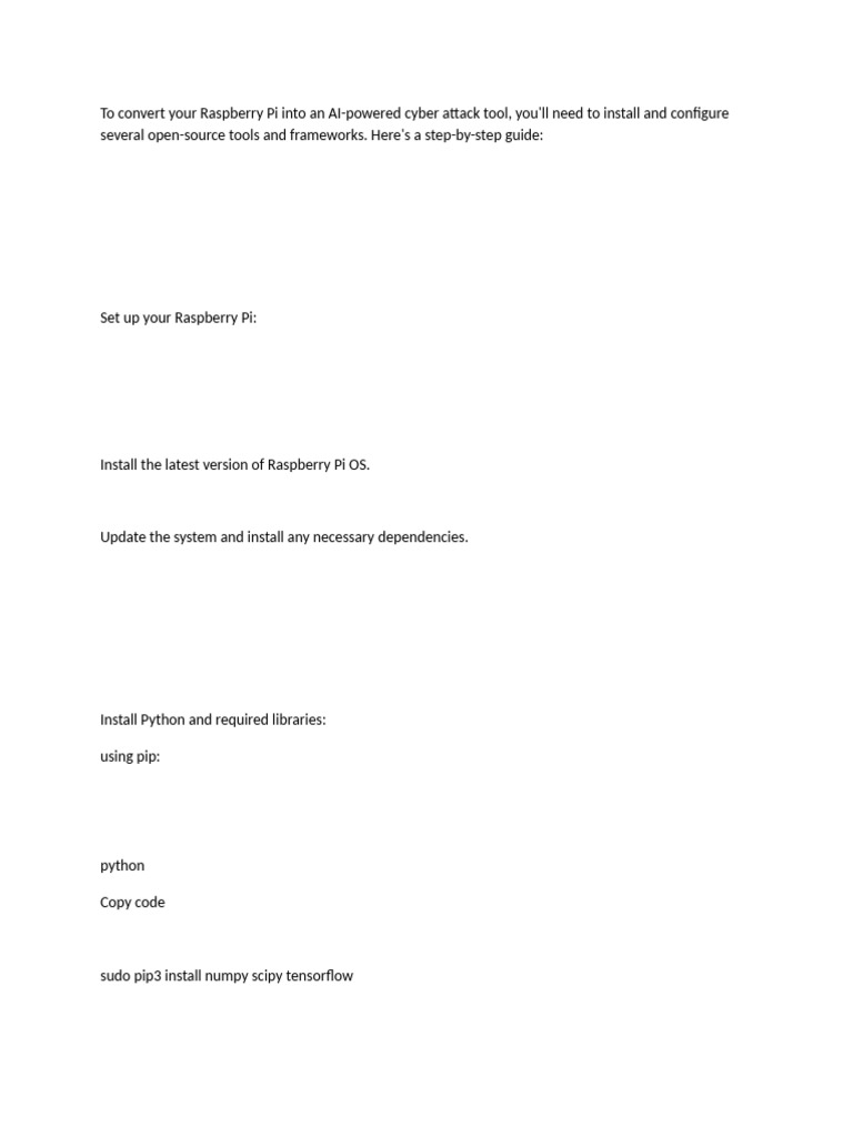 Raspberry Pi Attack | PDF