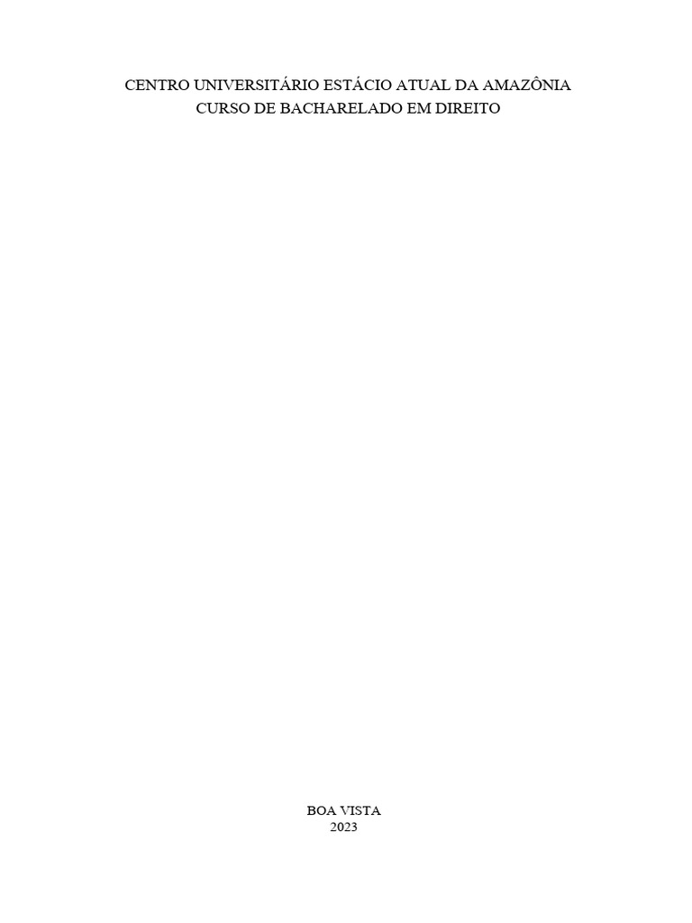 TCC Estacio 2024 | PDF