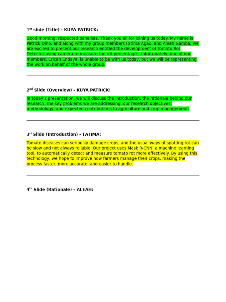 Script Title Defense Presentation | PDF