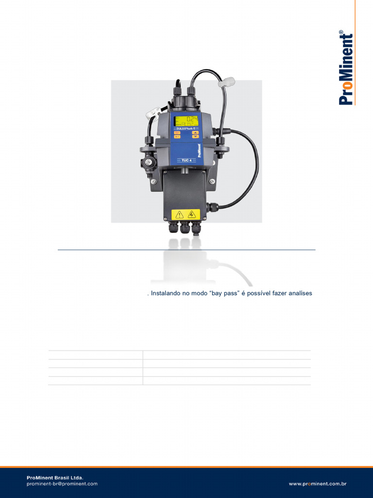 PMBR Descritivo Tecnico Turbidimetro | PDF