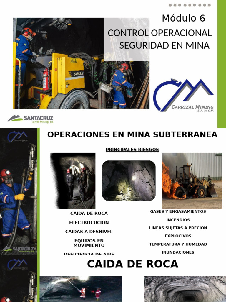 Modulo 6 Control Operacional y Seguridad en Mina | PDF