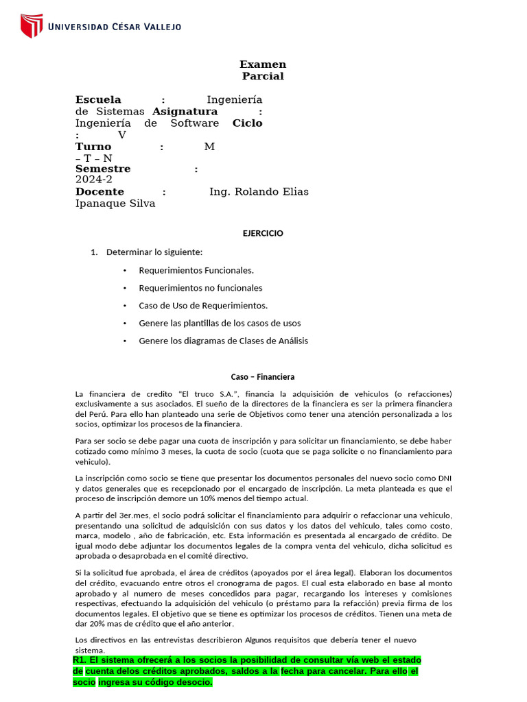examen _parcial_1_IS_2024_2 | PDF