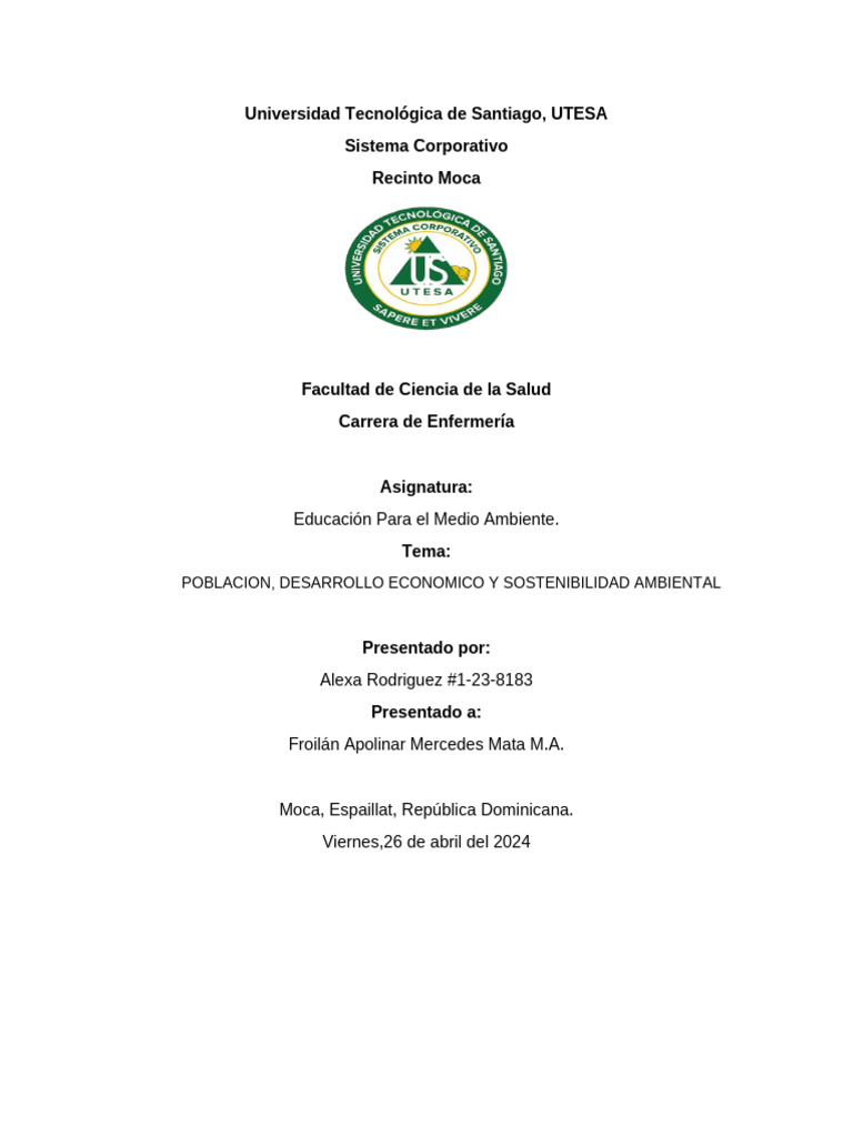 Presentación Utesa | PDF