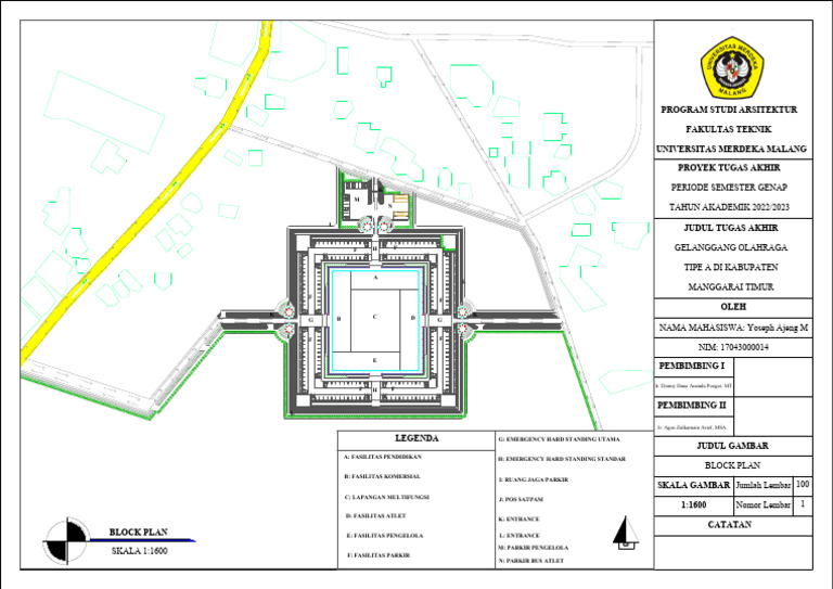 STUDIO 14 OKTOBER 2022-BLOCK PLAN | PDF