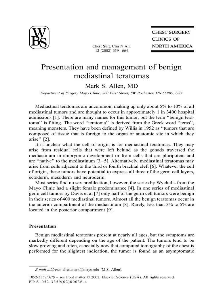 3) Teratomas | PDF