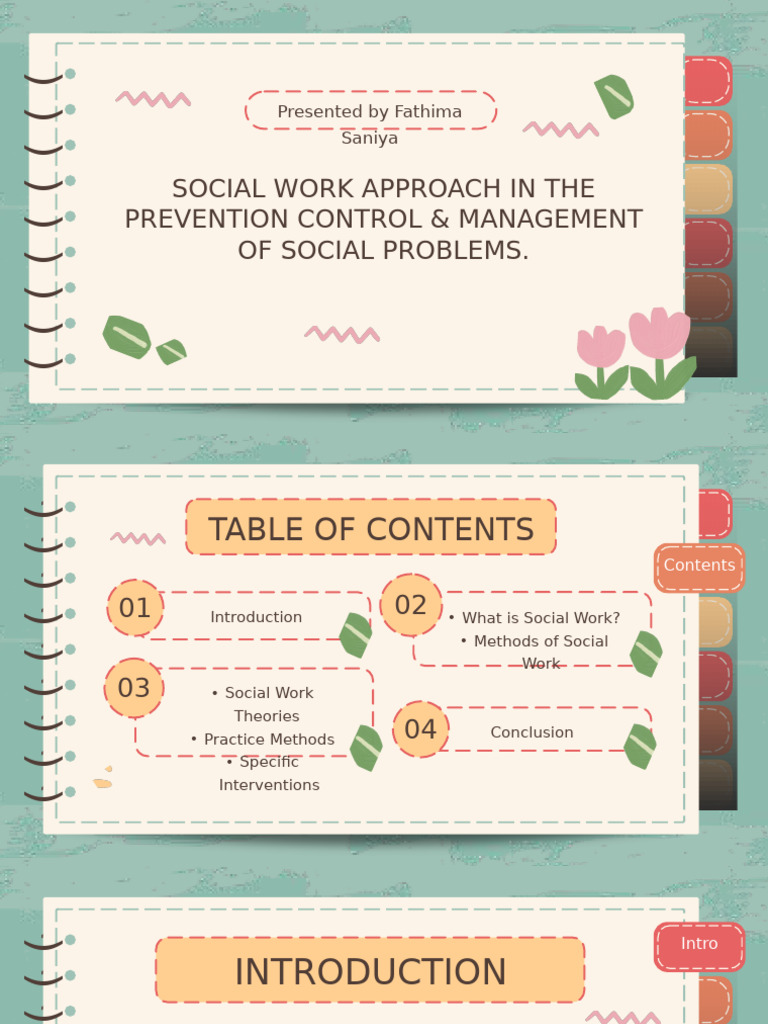 Social Work - Approach | PDF