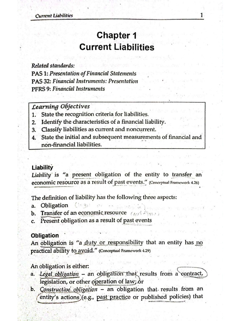 Current Liabilities | PDF