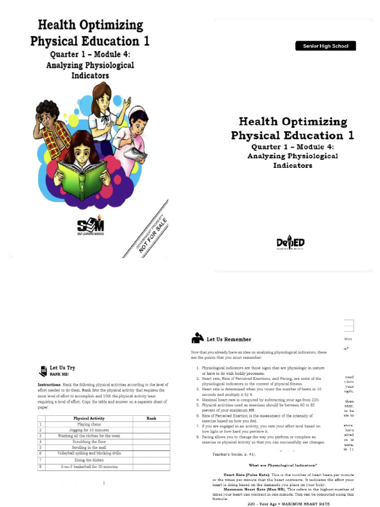 Physiological Indicators | PDF