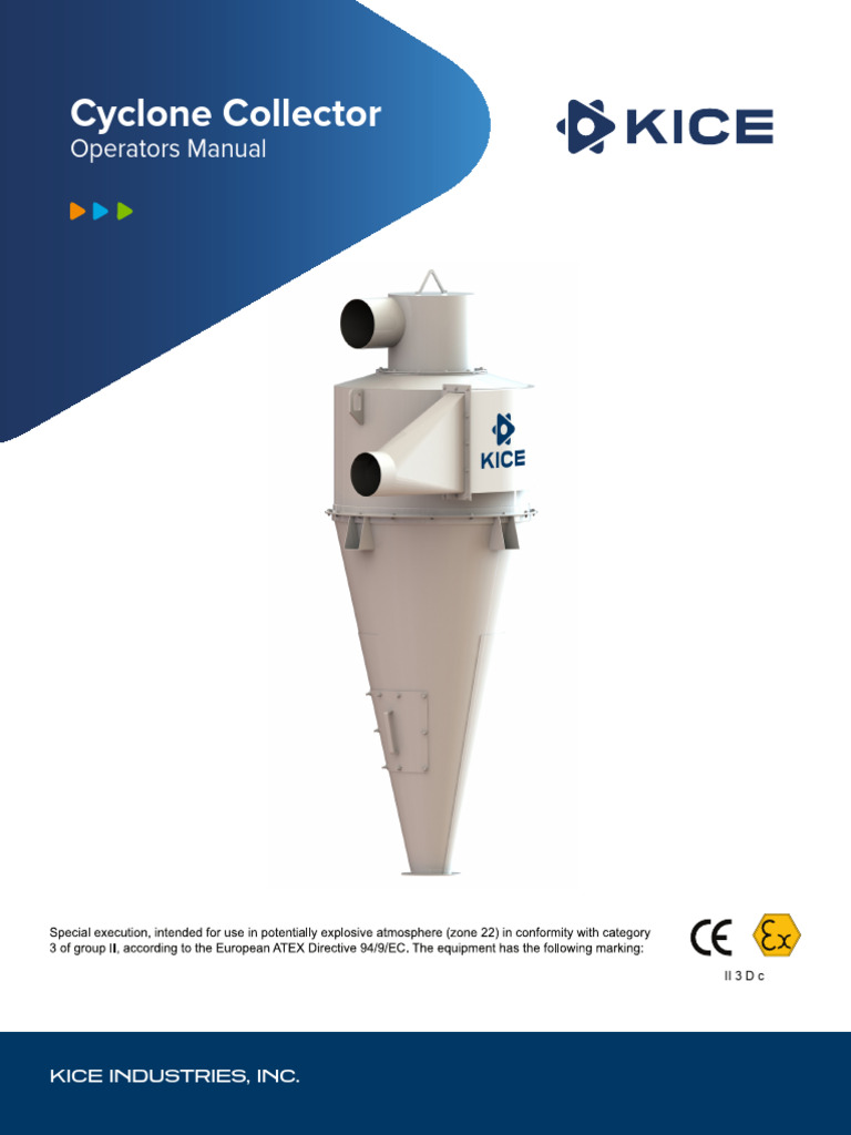 Cyclone Collector Operators Manual | PDF
