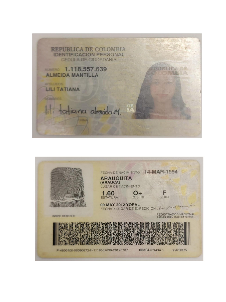 Cédula Lili y Jeffer_220610_090836 | PDF