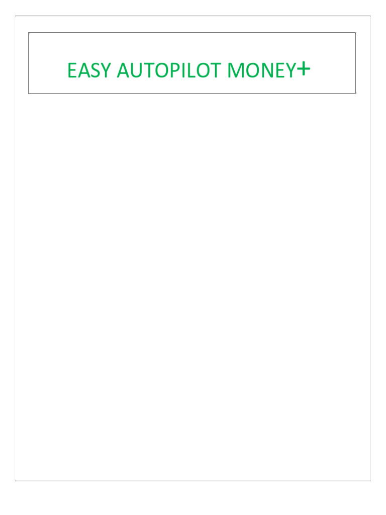 The Autopilot Method 2024 | PDF