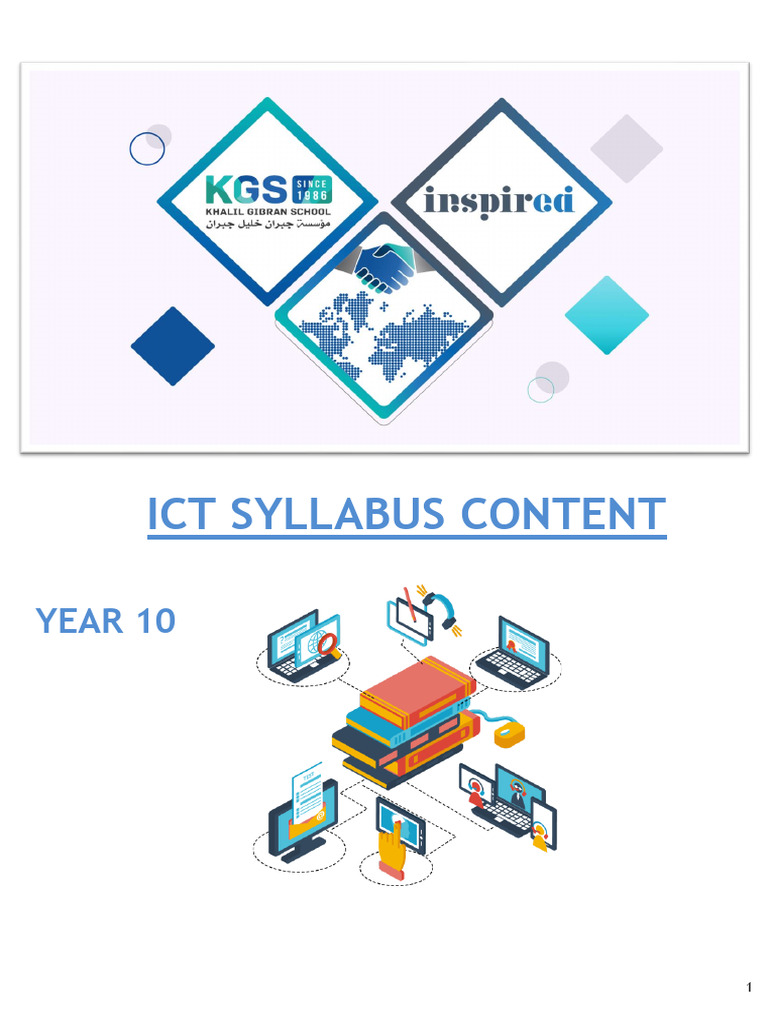 ICT Syllabus Content Year 10 | PDF