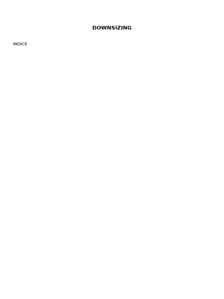 DOWNSIZING 1B KHPIPU | PDF