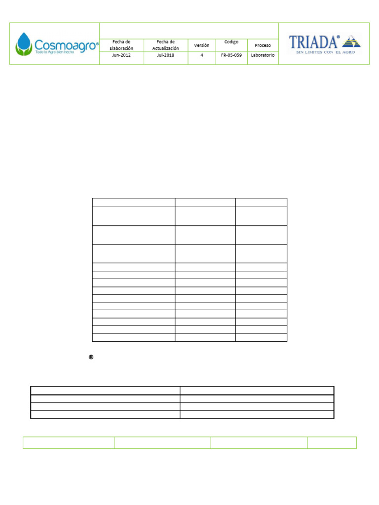 Cosmocel 20 30 10 - Ficha Tecnica | PDF