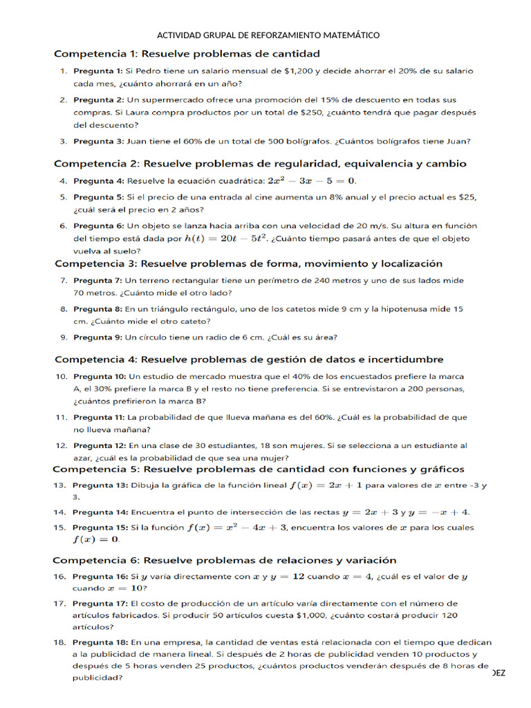 Actividad Grupal | PDF