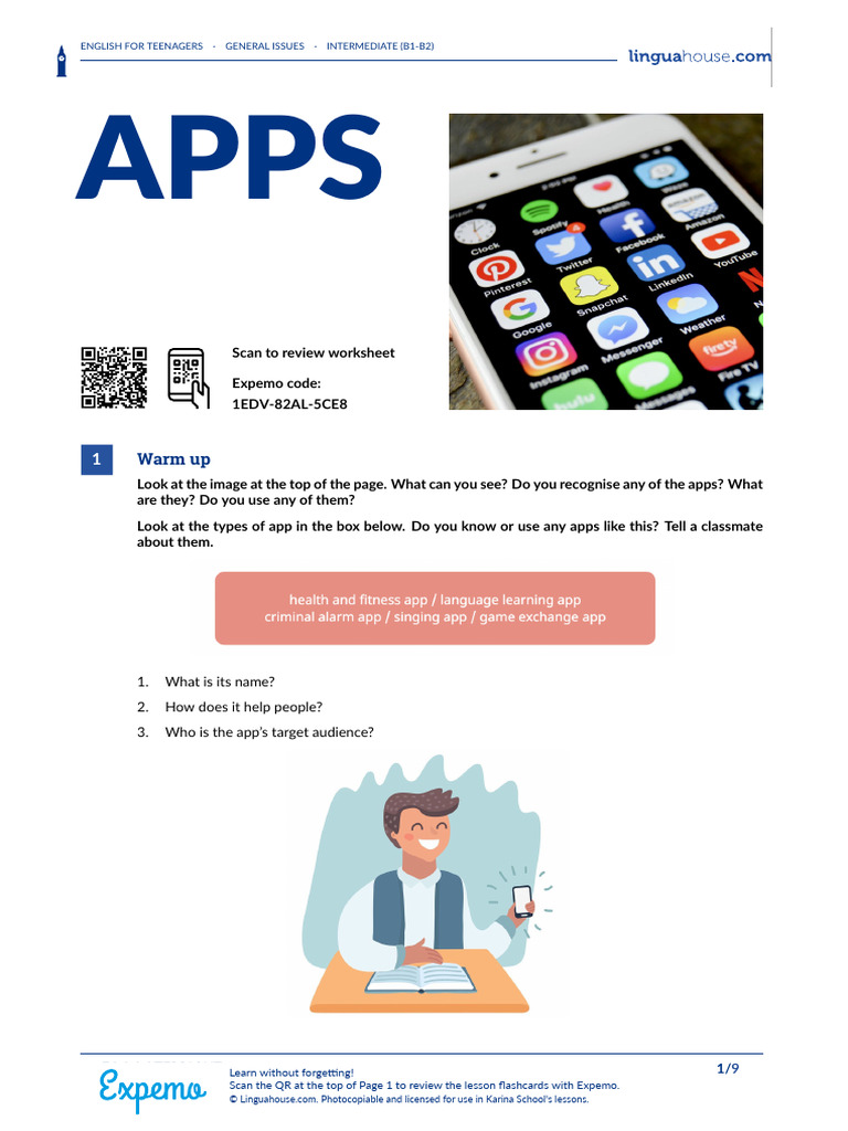 apps-british-english-teacher-B1-B2 | PDF