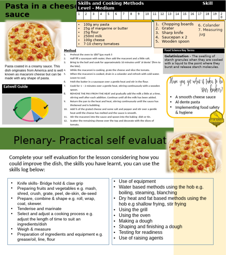 Creamy Macaroni Cheese Recipe | PDF | Pasta | Cooking