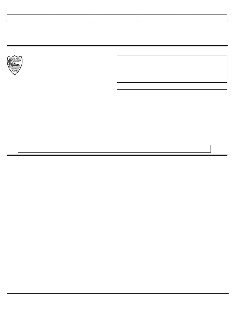 FOURNETTE Arrest Docket | PDF