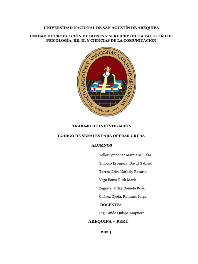 Código de Señales Para Operar Grúas | PDF Código de Señales Para Operar Grúas | PDF