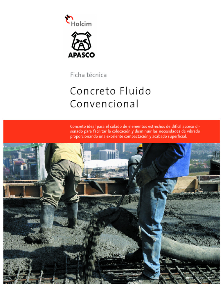 Concreto Fluido Convencional | PDF