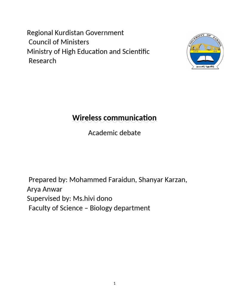 Wireless Communication | PDF